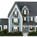Micro VICTORIAN HOUSE Kit 1:144 Scale - Etsy