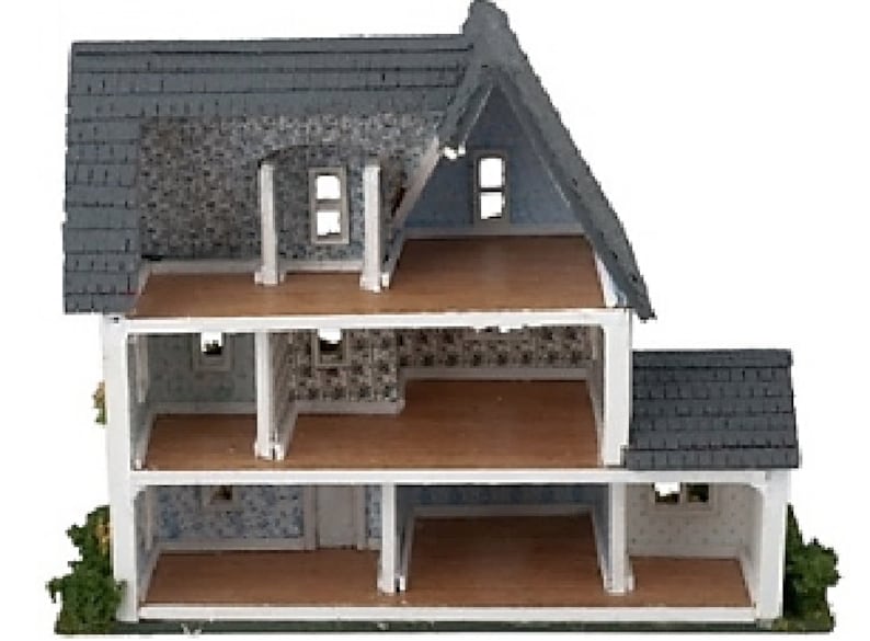 Micro VICTORIAN HOUSE Kit 1:144 Scale - Etsy