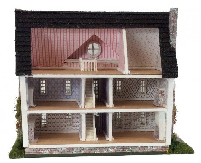 Micro CLASSIC COLONIAL Style HOUSE Kit 1:144 Scale - Etsy