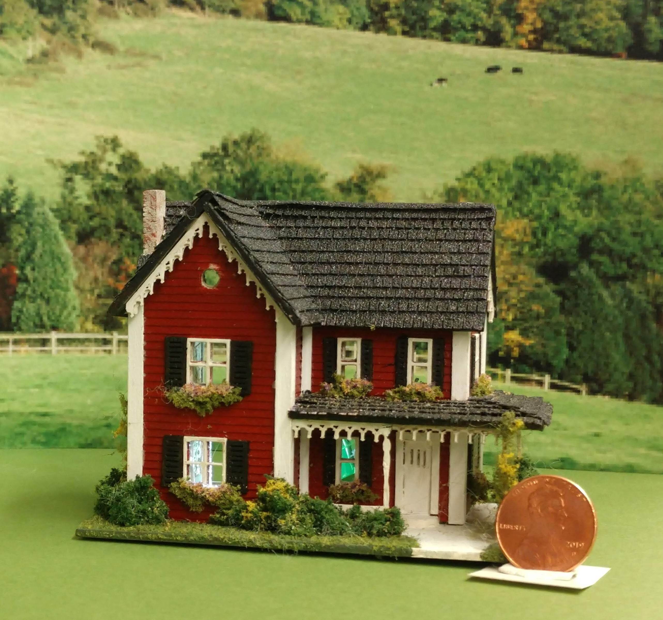 Micro FARMHOUSE Kit 1:144 Scale - Etsy