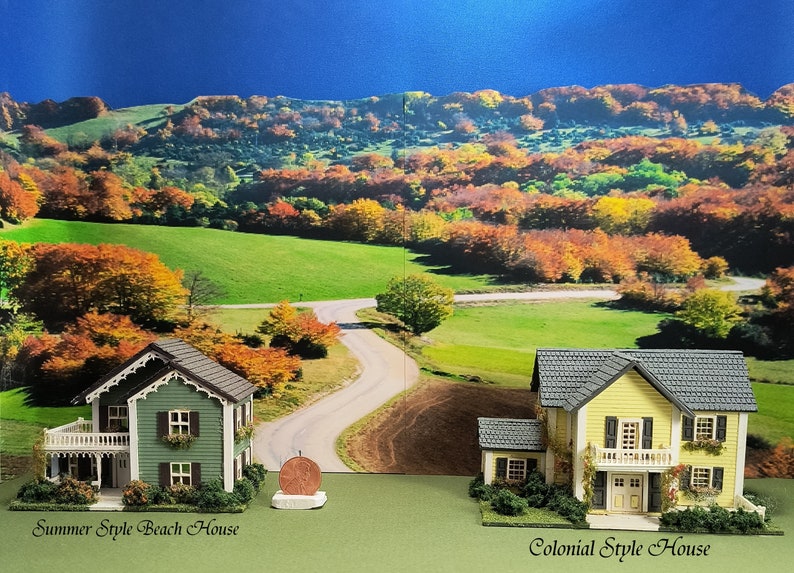 Micro VICTORIAN HOUSE Kit 1:144 Scale - Etsy