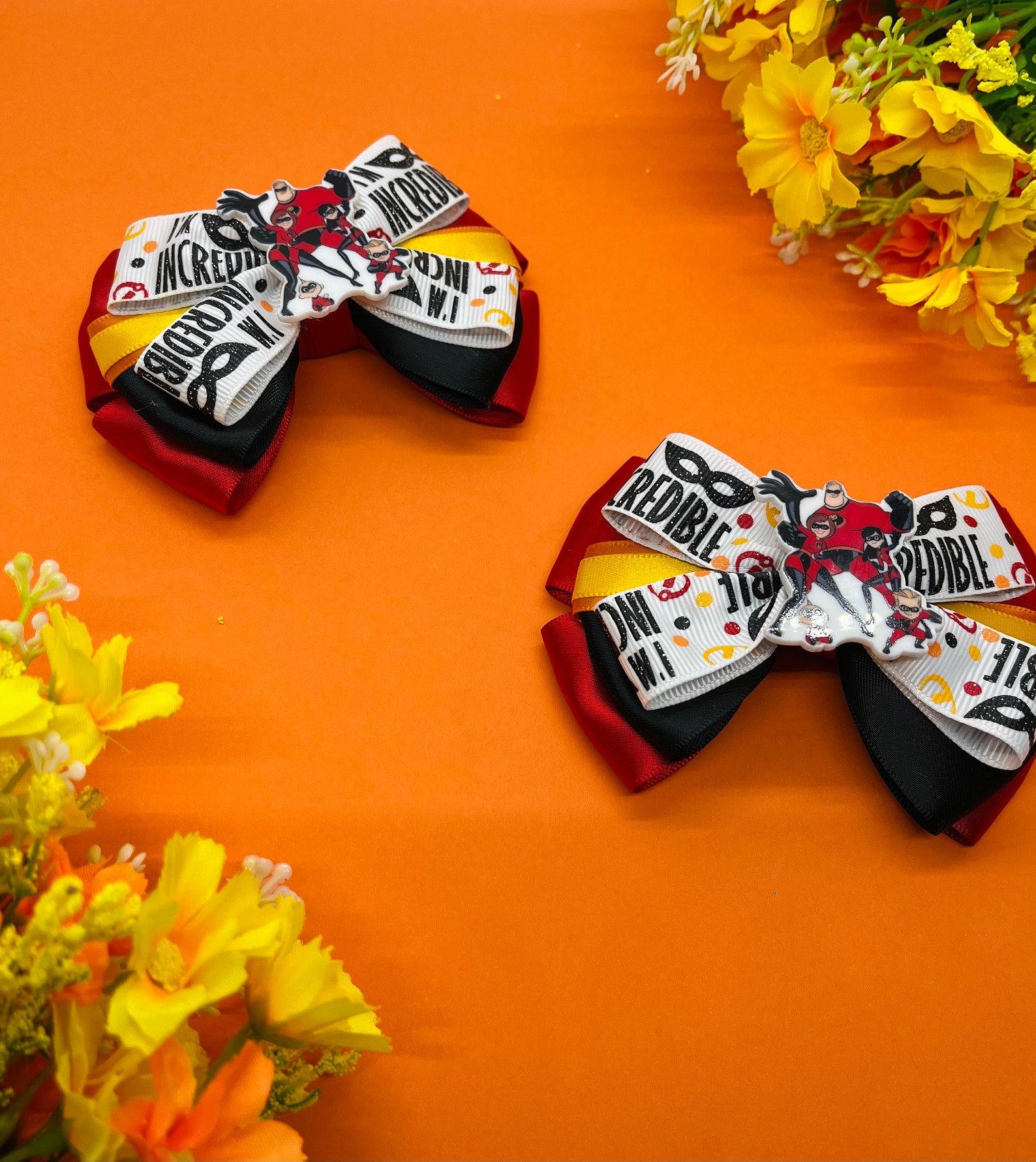 Superhero Inspired Bow - Etsy