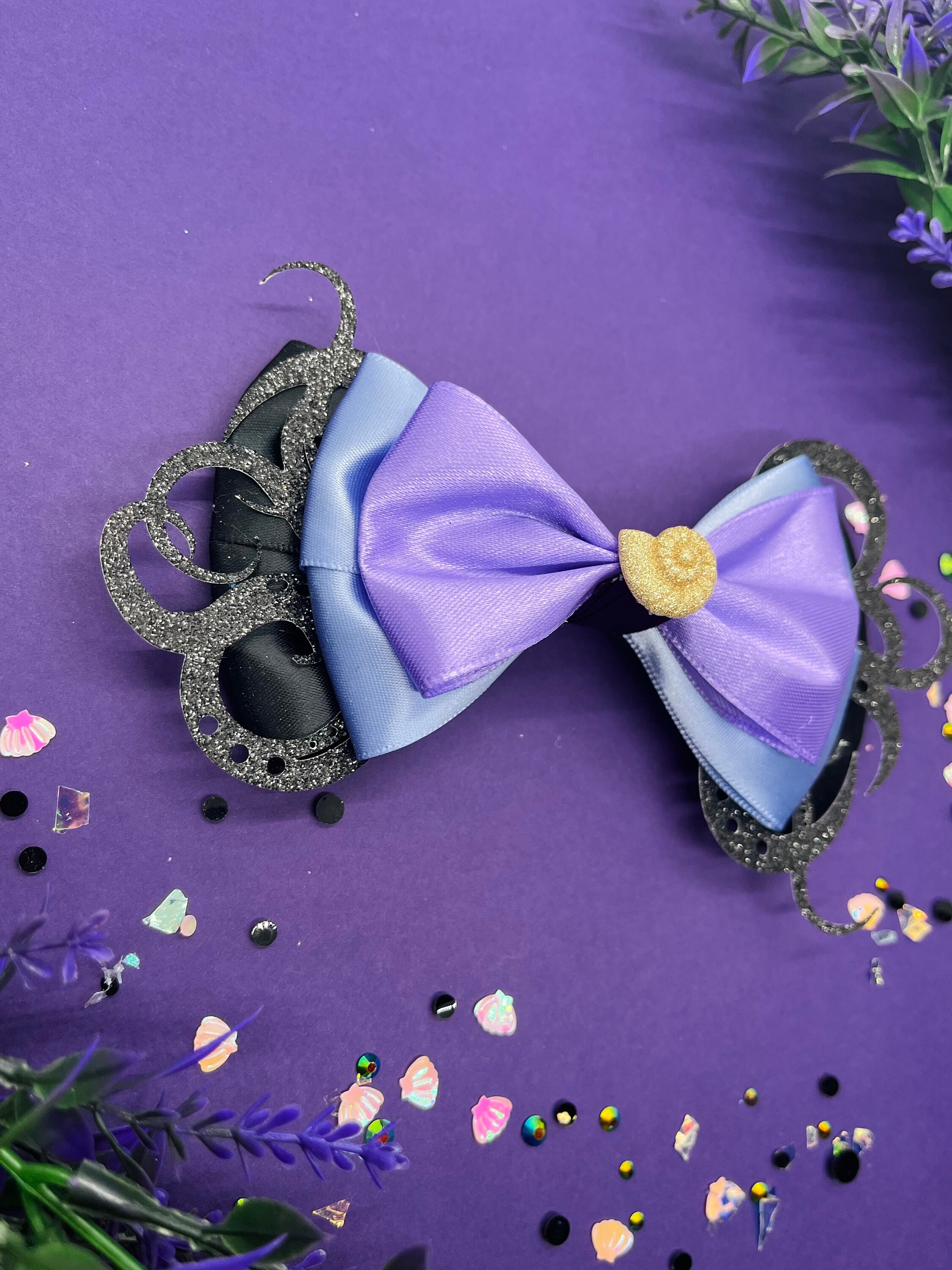 Sea Witch Inspired Hair Bow - Etsy
