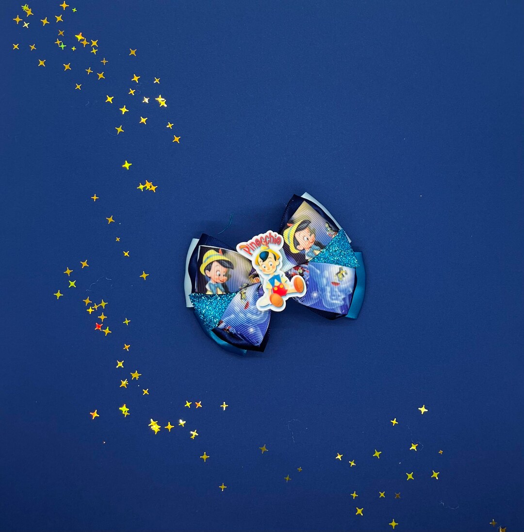 Pinocchio Wooden Puppet Inspired Hair Bow - Etsy