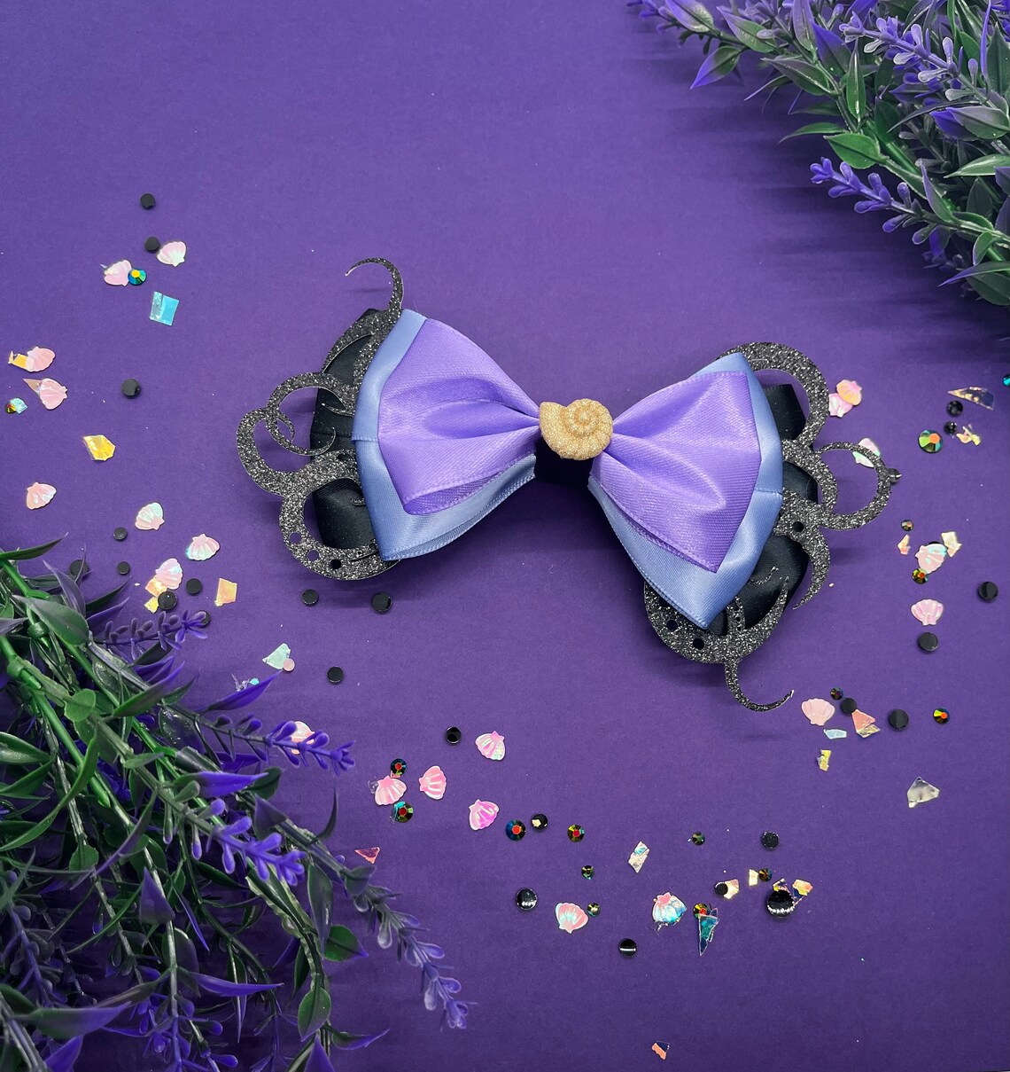 Sea Witch Inspired Hair Bow - Etsy