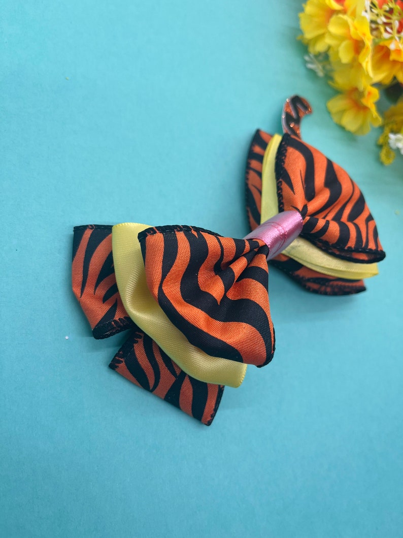 Tiger Inspired Bows - Etsy