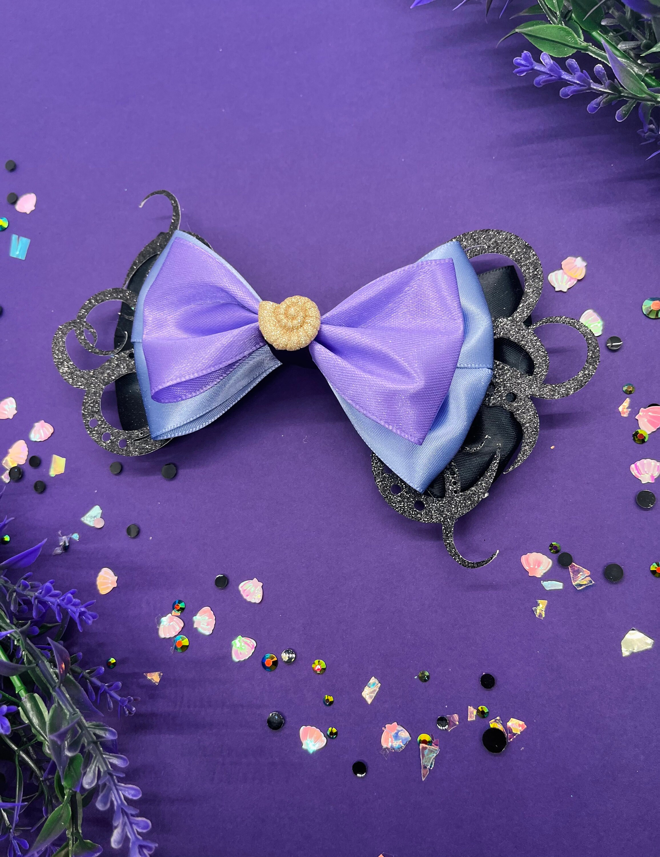 Sea Witch Inspired Hair Bow - Etsy