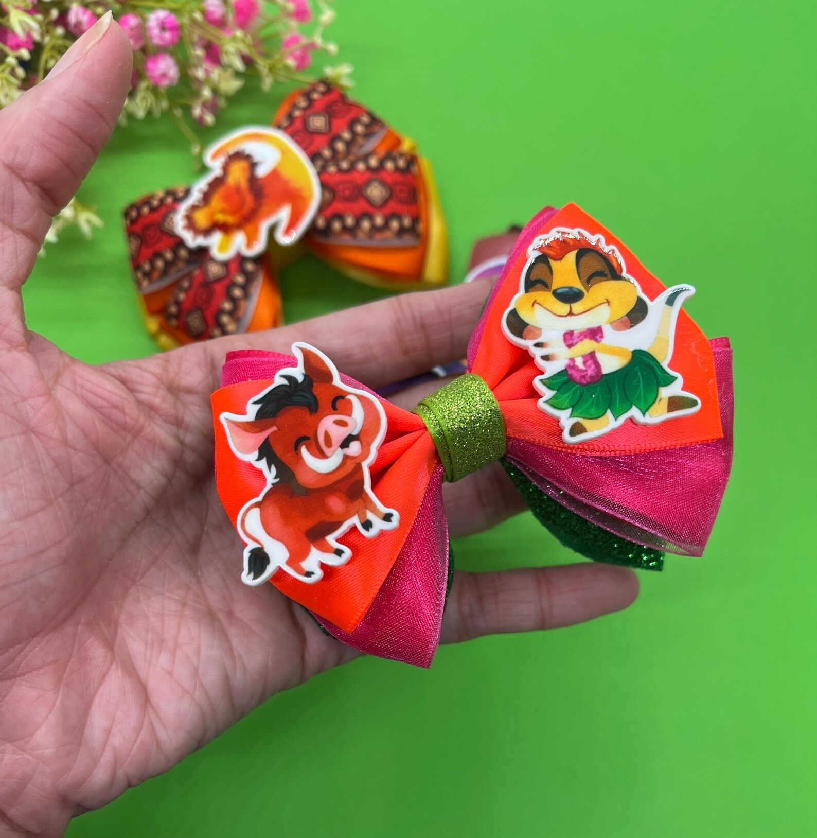 Jungle Inspired Bows - Etsy