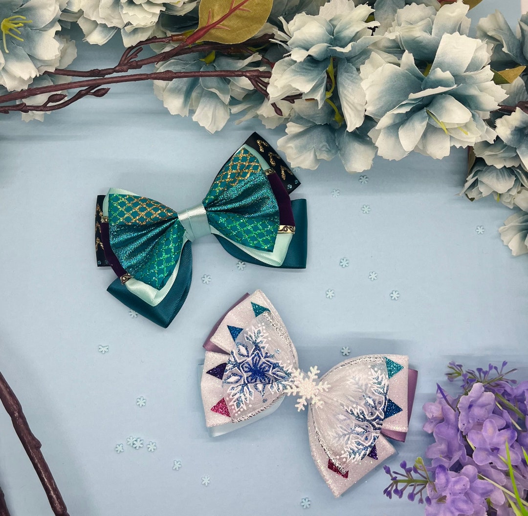 Ice Queen Inspired Bows - Etsy