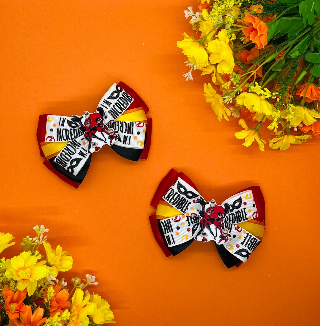 Superhero Inspired Bow - Etsy