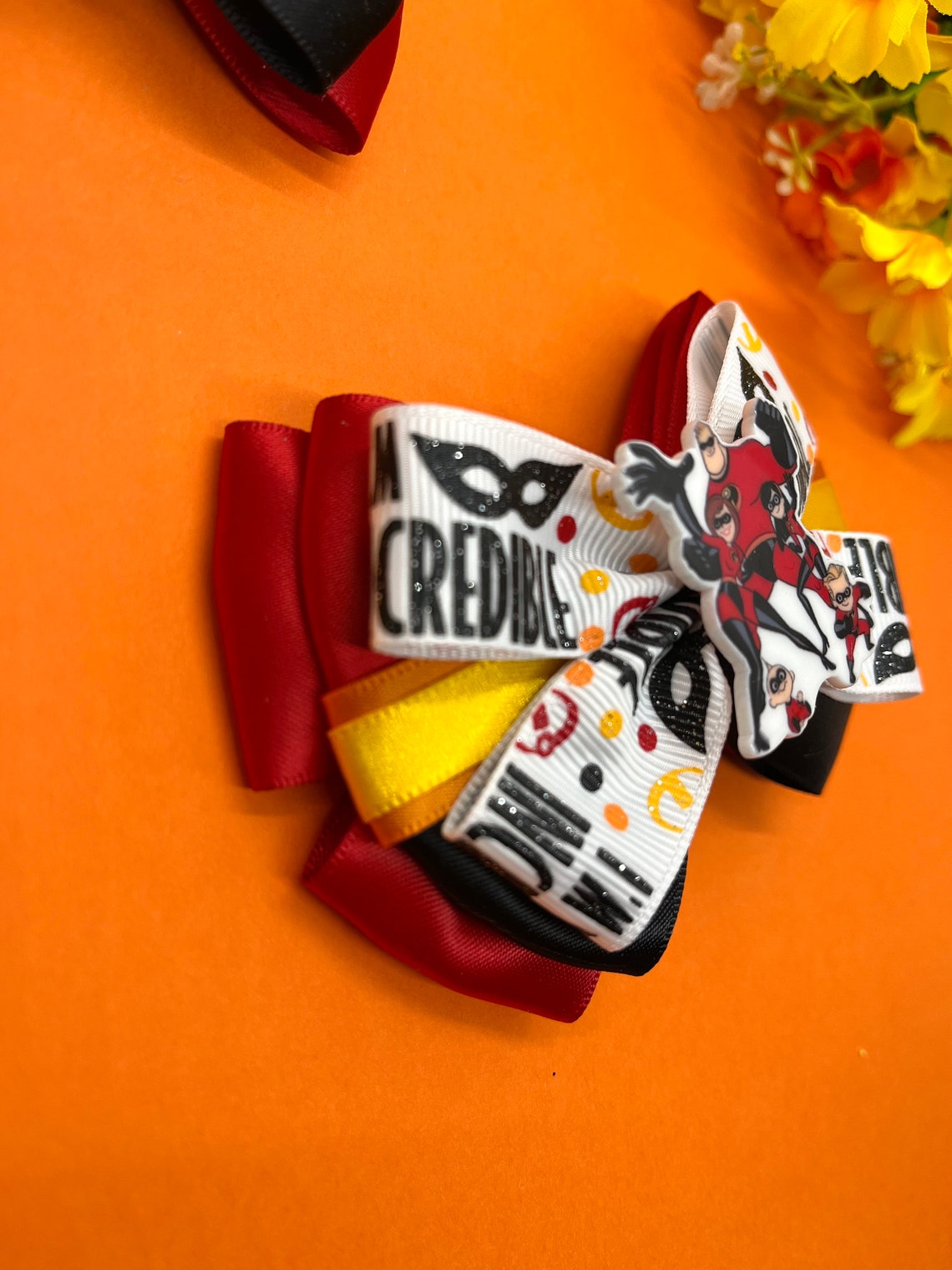 Superhero Inspired Bow - Etsy