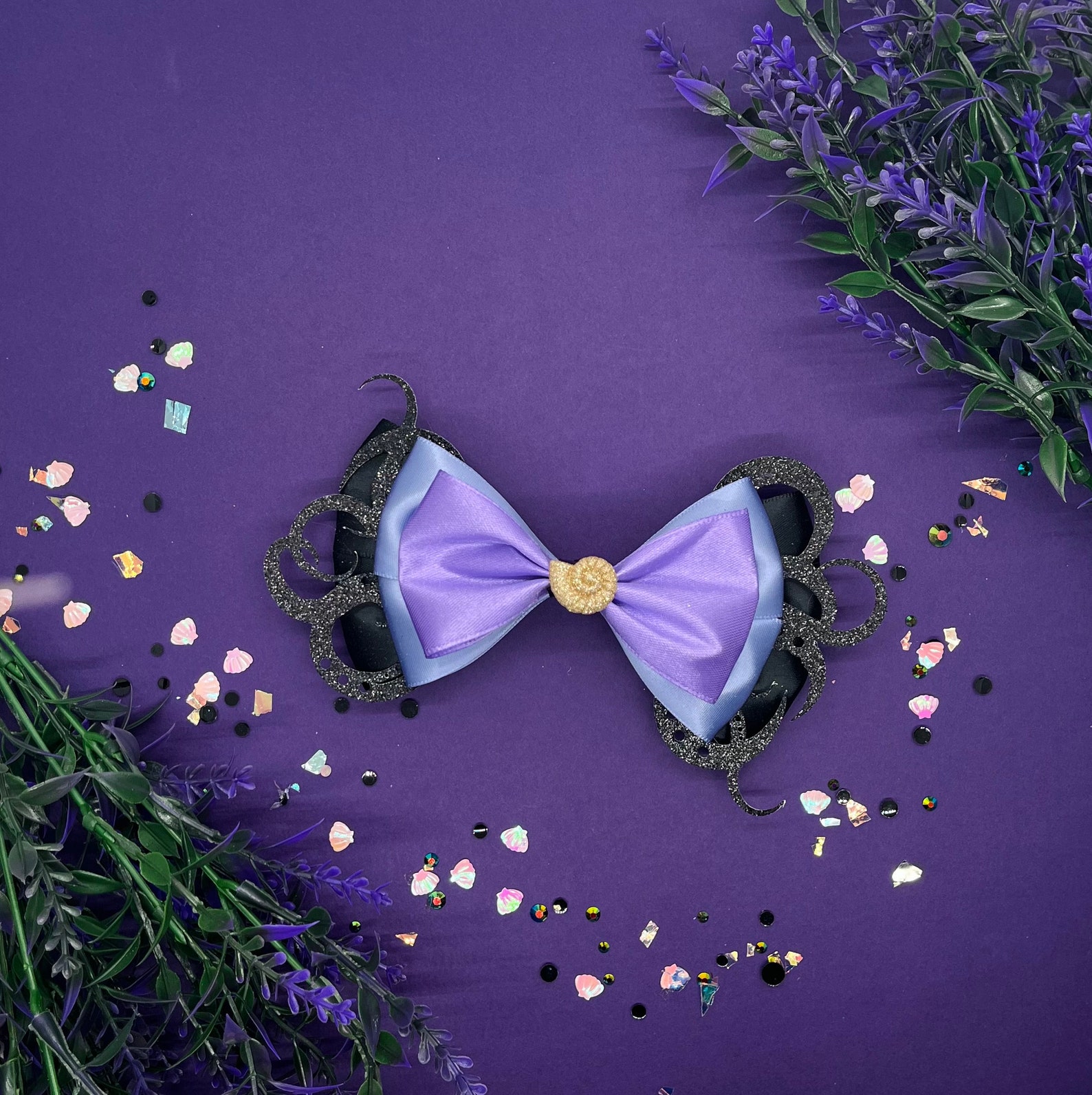 Sea Witch Inspired Hair Bow - Etsy