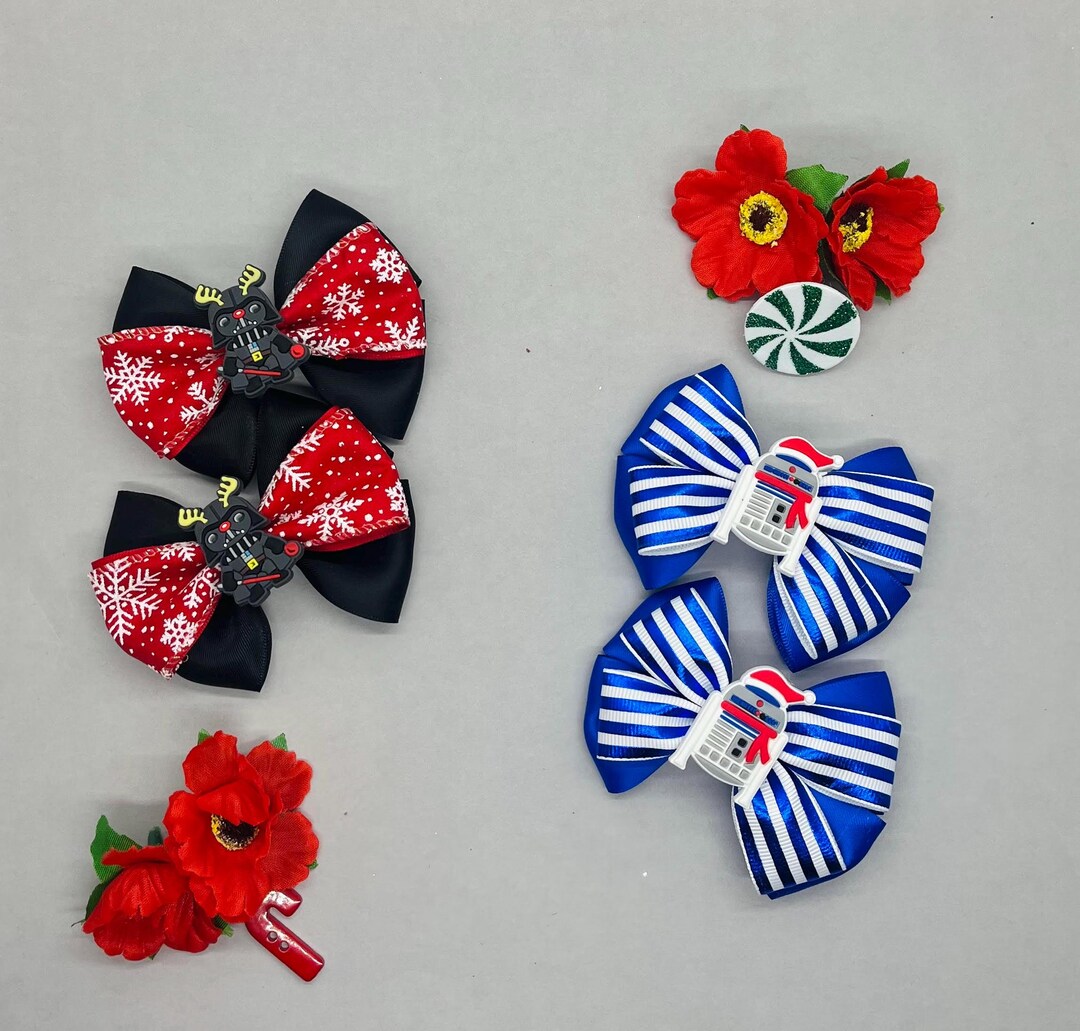 Mini Space Holiday Inspired Bows - Etsy