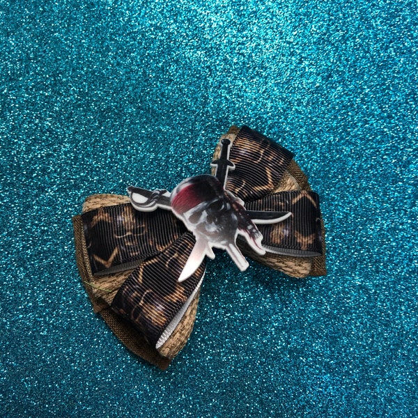 Pirate Hair Bow - Etsy