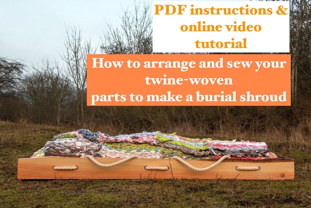 PDF Pattern and Info and Video Use of Burial Shroud. for Ready Made Rag ...