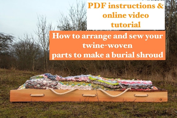 PDF pattern and info and video use of burial shroud. For ready | Etsy