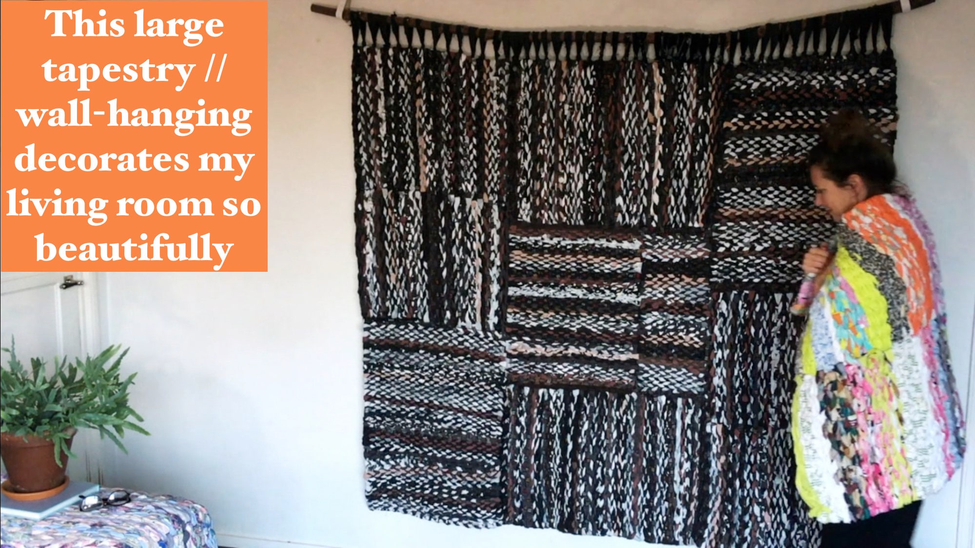 PDF Instructions Video Lesson Rag Rug Loom and Twine Weave Fabric ...