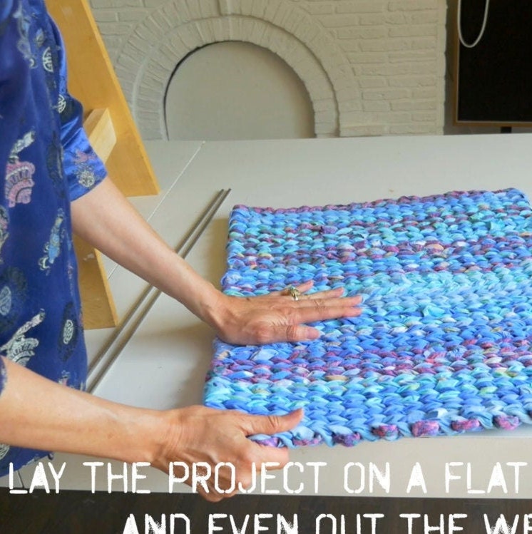 PDF Instructions Video Lesson Rag Rug Loom and Twine Weave Fabric ...