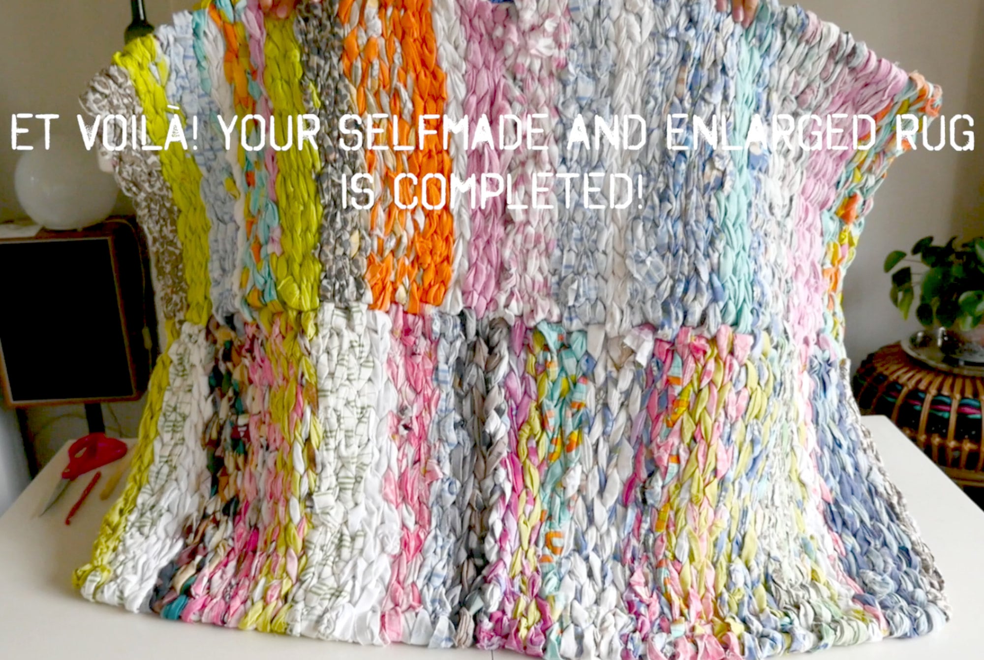 PDF Instructions Video Lesson Rag Rug Loom and Twine Weave Fabric ...