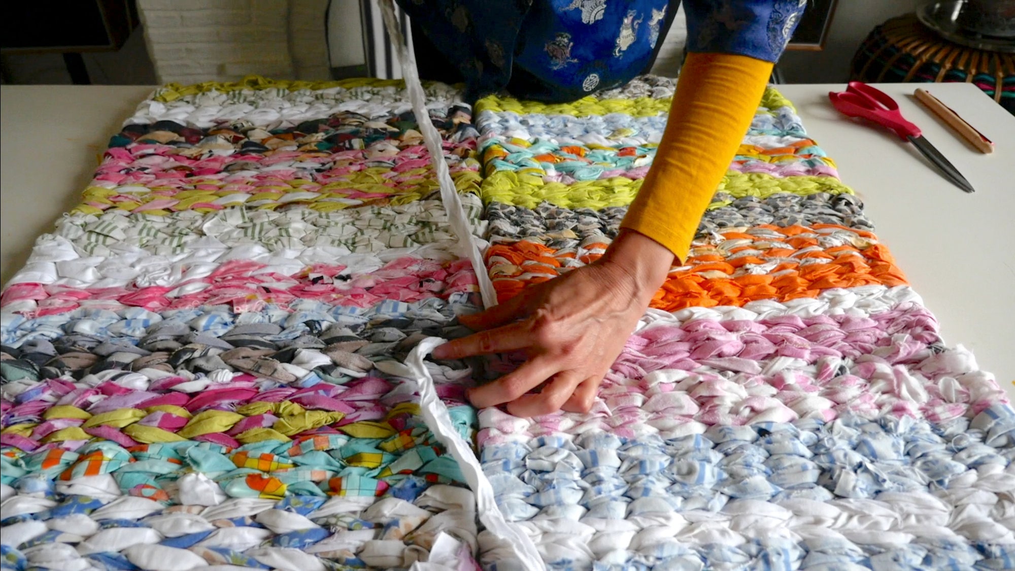 PDF Video Instructions Course Twine Weave Rag Rugs With Strips of ...