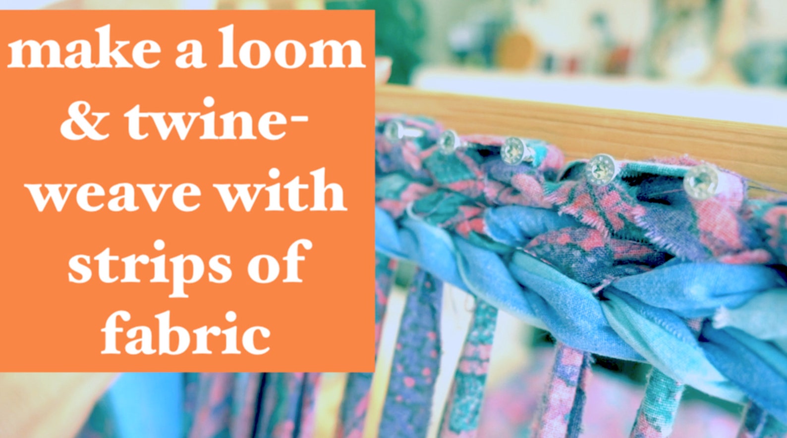 PDF Instructions Video Lesson Rag Rug Loom and Twine Weave - Etsy