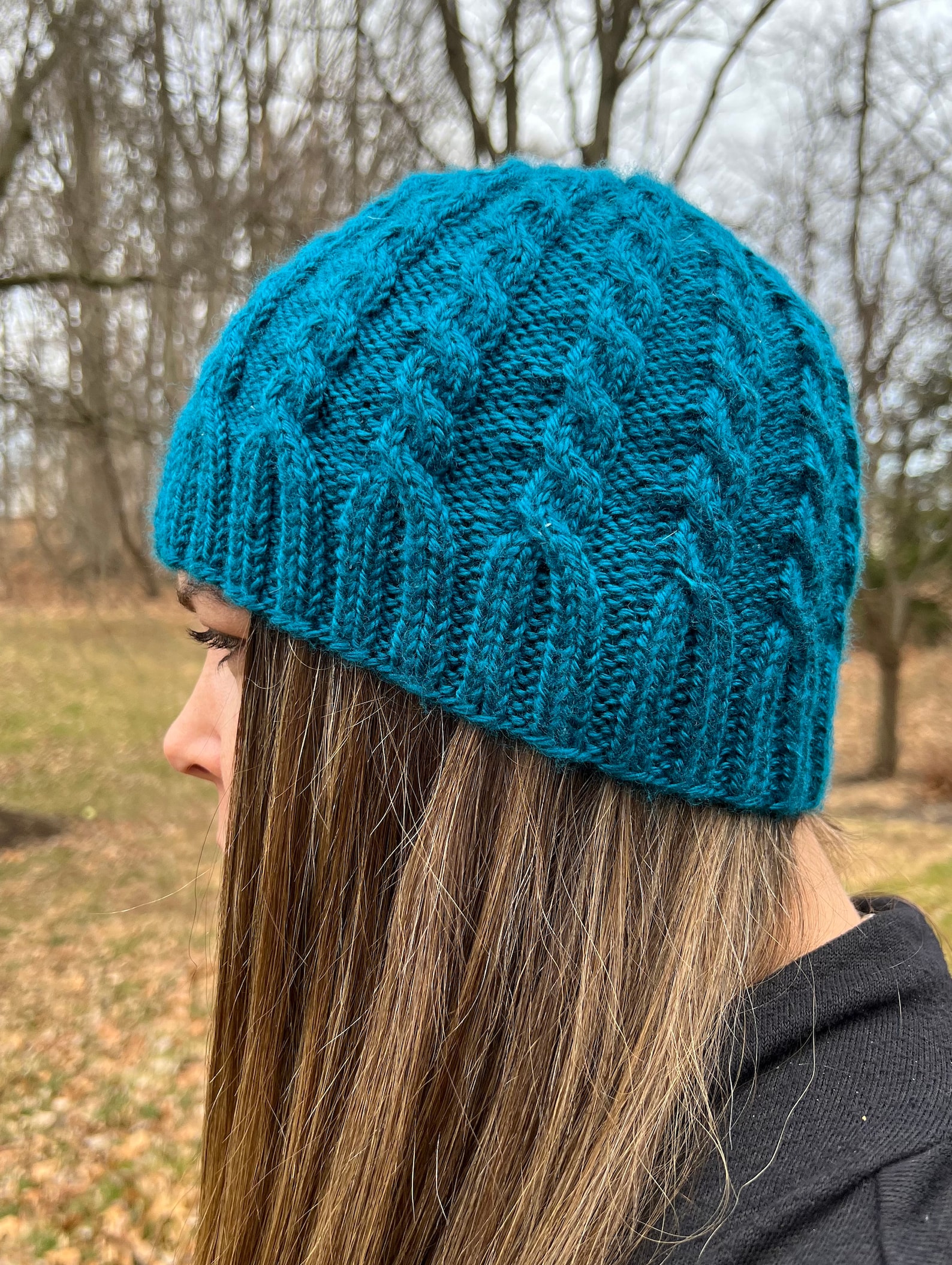 Cable Knit Hat Pattern - Etsy