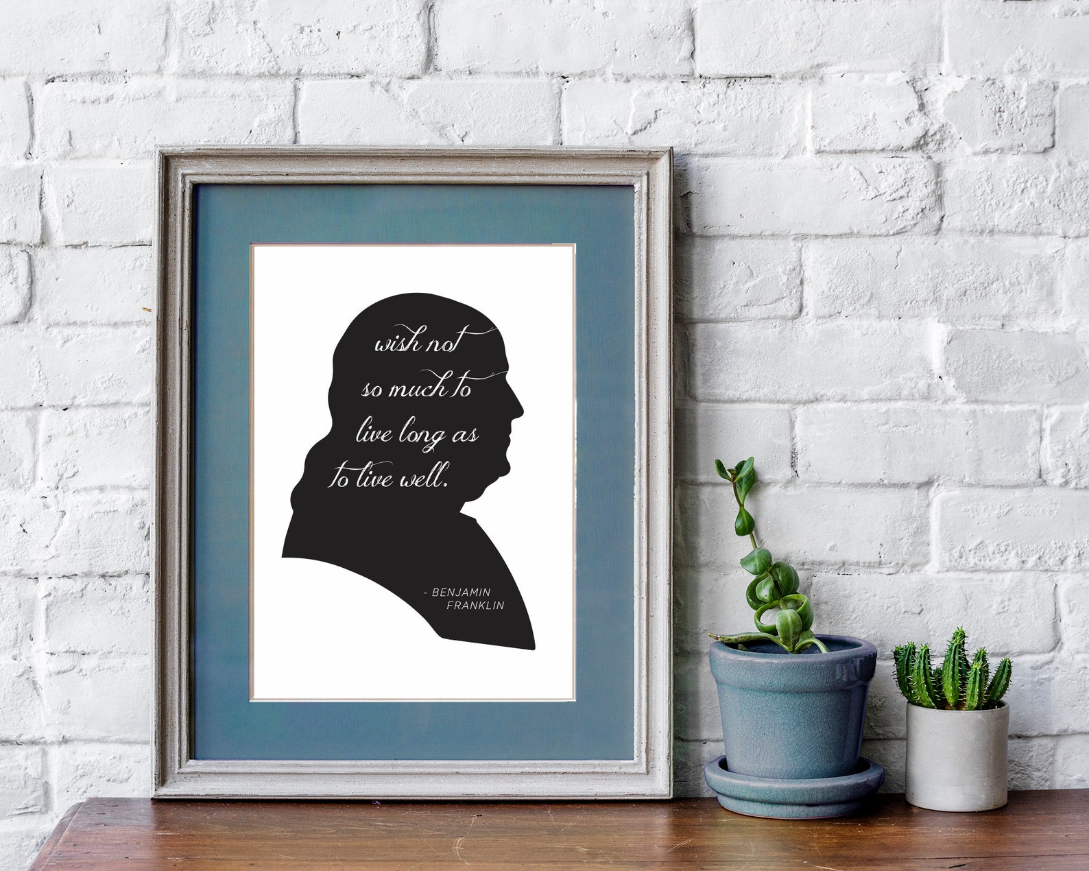 Benjamin Franklin Art Print | Inspirational Quote, Wall Decor ...