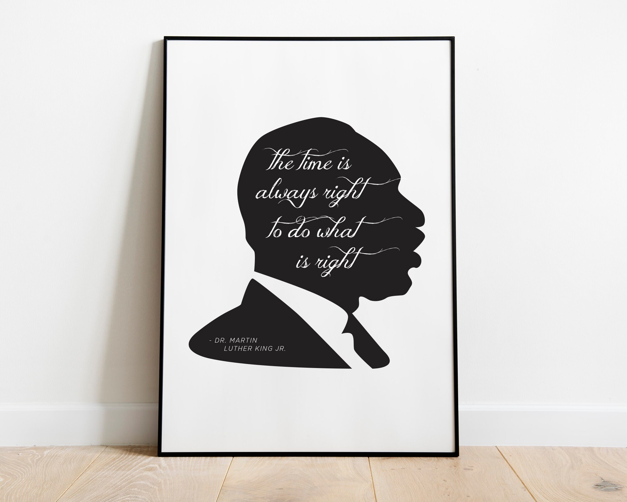 Martin Luther King Jr. Art Print | Inspirational Quote, Wall Decor ...