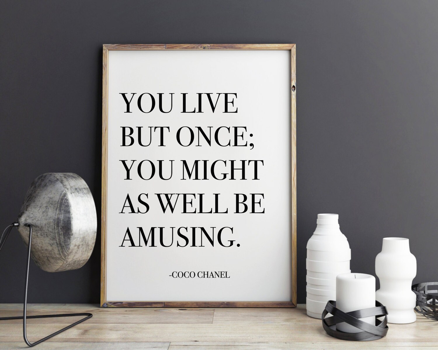 Coco Chanel Quote Fashion Art Fashion Print Qoutes Wall - Etsy