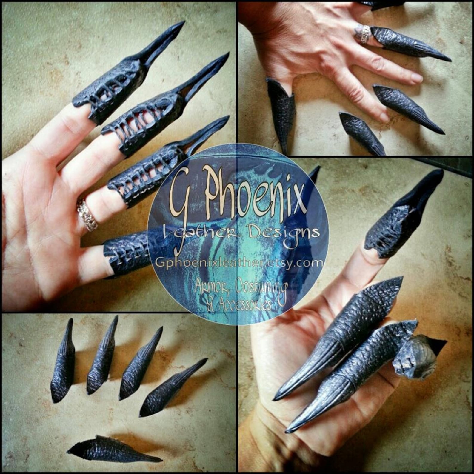 Dragon Claws CUSTOM Leather Armor Dragon Scales Larp Cosplay ...