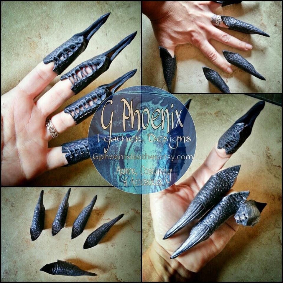 Garras de Dragón CUSTOM Armadura de cuero Escamas de dragón - Etsy México