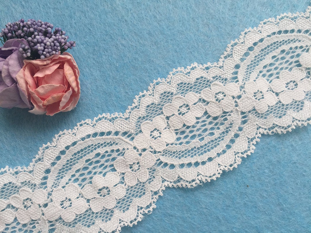 Stretch Lace Trim / Bridal Wedding Gater/ Headband Lace Trim / - Etsy