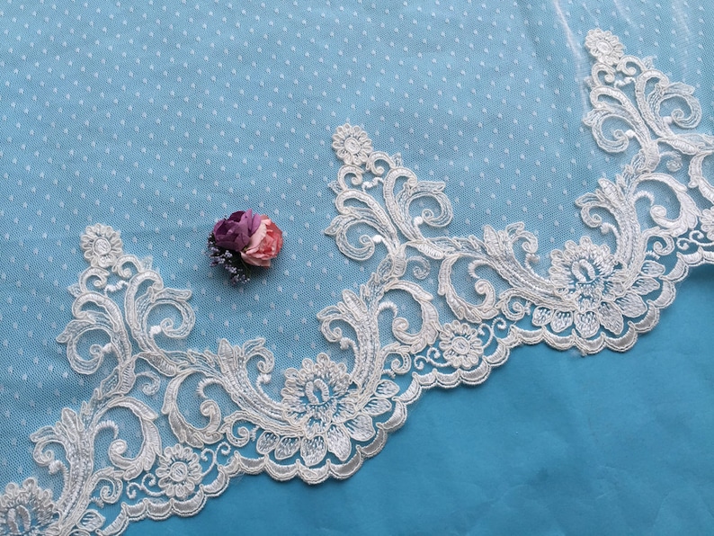 Bridal Lace Trim Ivory Wedding Lacetrim Bridal Alencon Lace - Etsy