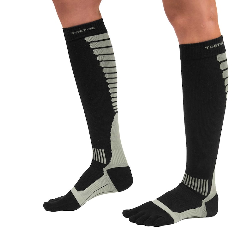 TOETOE - Coolmax Compression Toe Socks – Sports Knee-high Socks ...