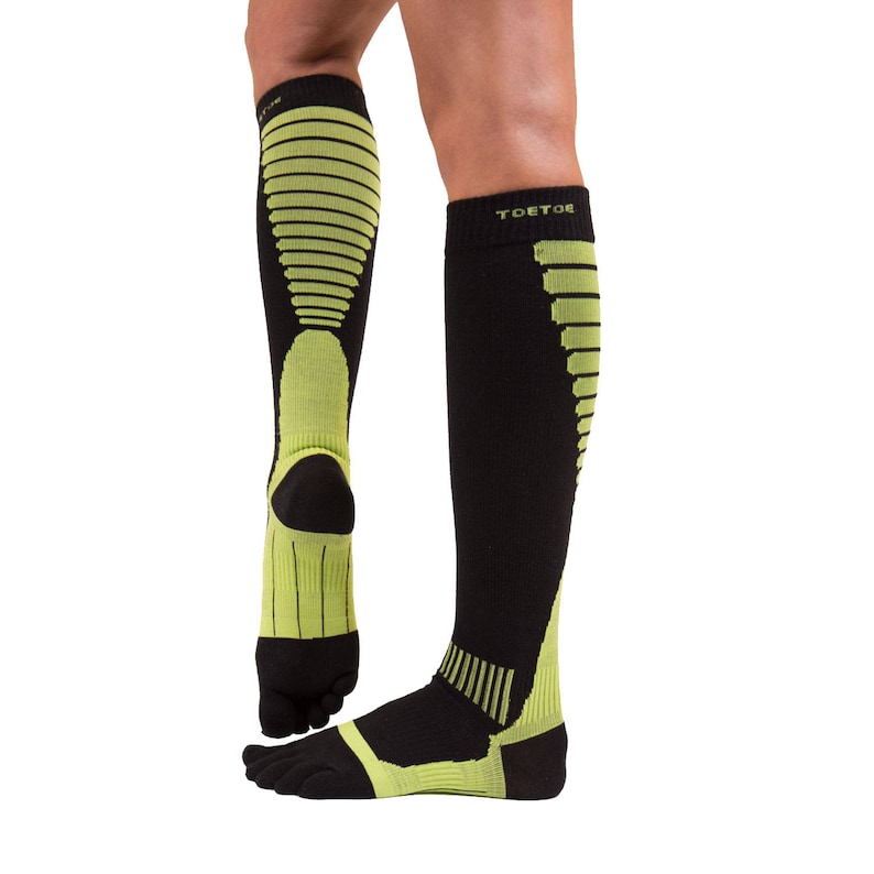 TOETOE - Coolmax Compression Toe Socks – Sports Knee-high Socks ...