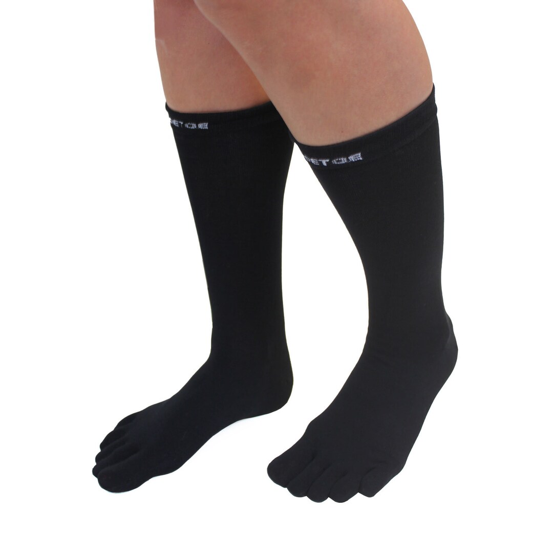 TOETOE - Men Essential Stretchy Mid-calf Mercerized Cotton Seamless ...