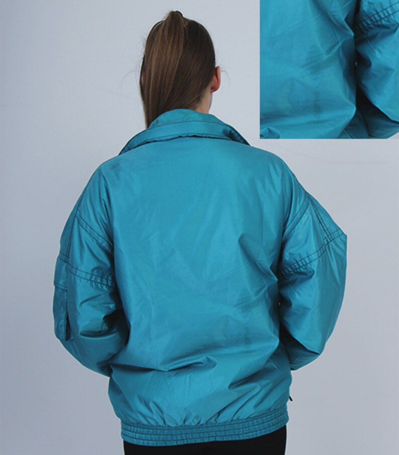 Unisex Bright Shiny Vintage Ski Wear Jacket Winter Clothing Snow Old ...