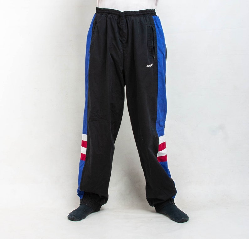 Vintage Elastic Waist Pants Retro Tracksuit Sports Trousers - Etsy