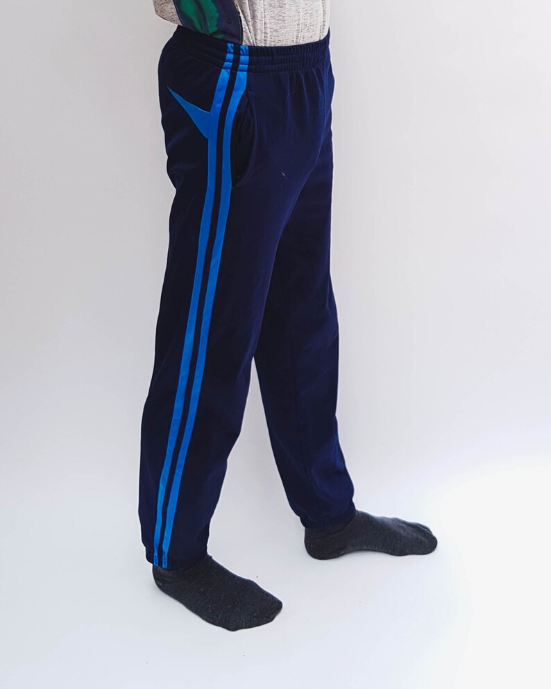 Vintage Elastic Waist Shell Pants Trefoil Retro Track Shell Suit Sports ...