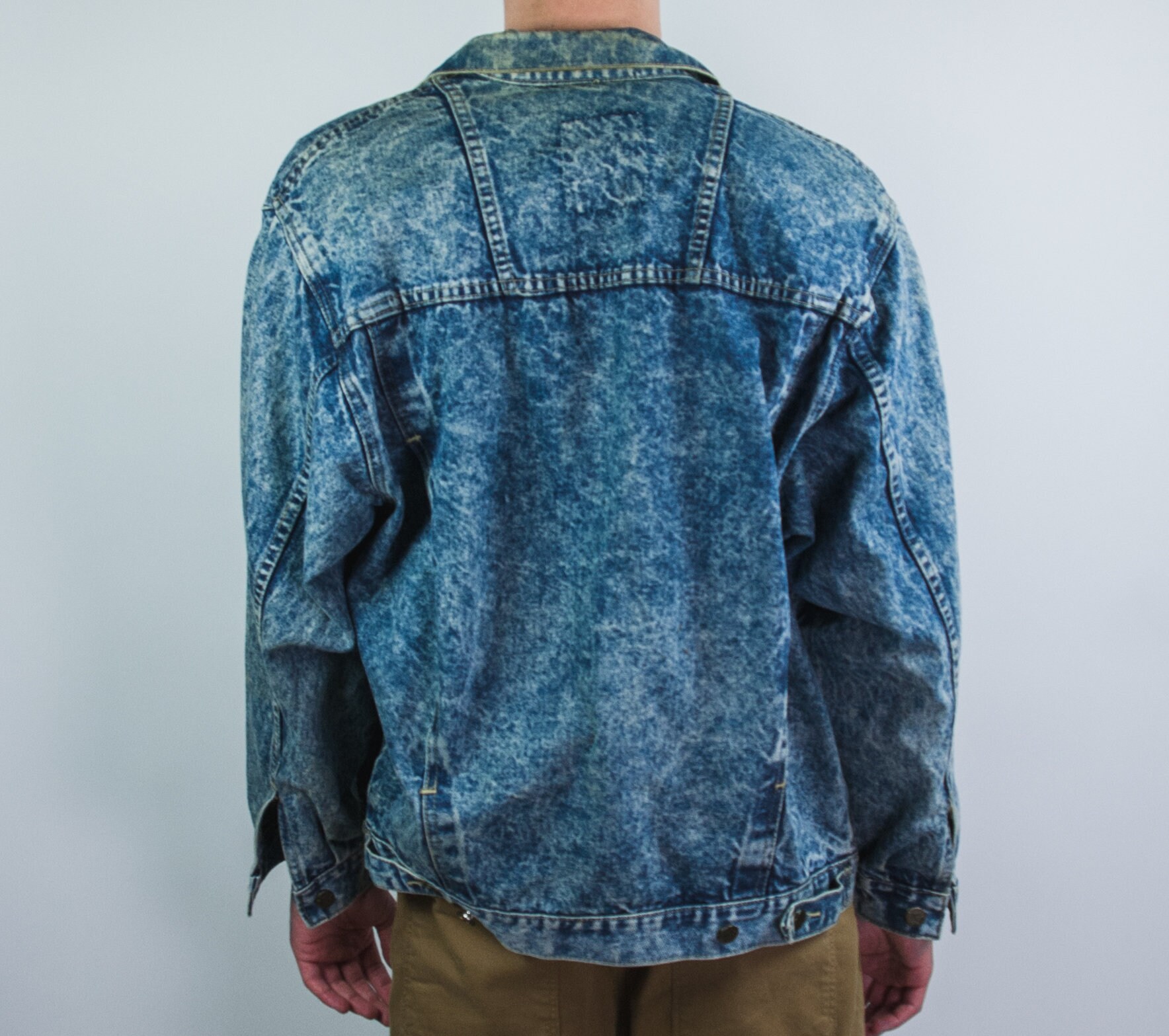 Jeans Jacket 90s Denim Jacket Vintage Denim Jacket Oversize - Etsy