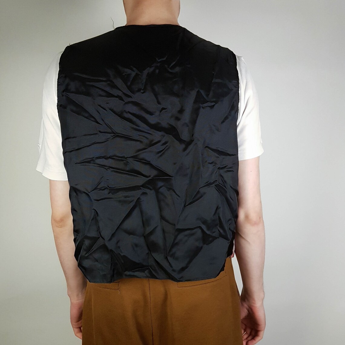 90's Vintage Abstract Indie Pattern Vest Old School | Etsy