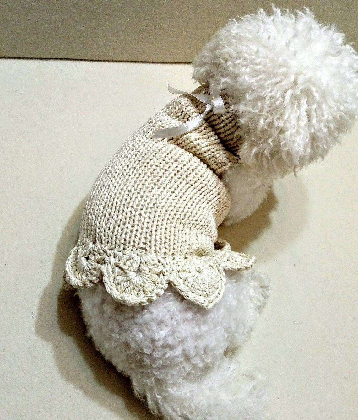 Abito elegante cane, Vestito cani estate, Maglione per cani, Abito in ...