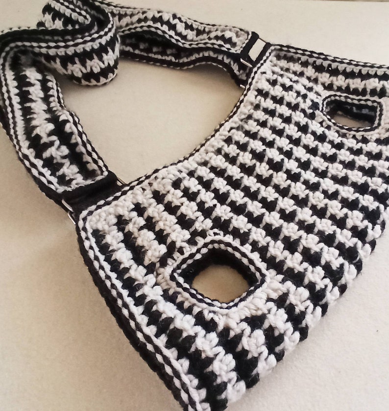 Dog Sling / Pet Carrier / Crochet Dog Carrier / Pet Sling / Ready to ...