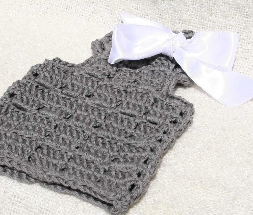 Crochet Dog Clothes / Dog Sweater Pet Clothing White Bow | Etsy