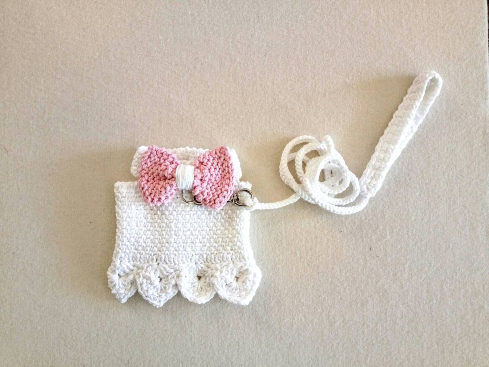 Crochet Dog Harness XXS Dog Clothes Cotton Dog Top Handmade - Etsy