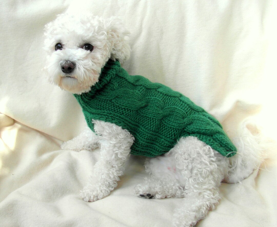 Dog Clothes, Cable Dog Sweater, Pet Clothing, Dog Outfits, Tricot Pour ...