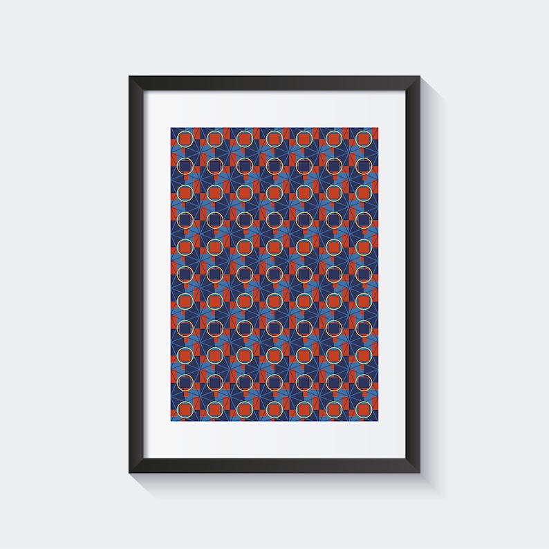London Underground 'bakerloo' Moquette Print Digital Download, Unique ...