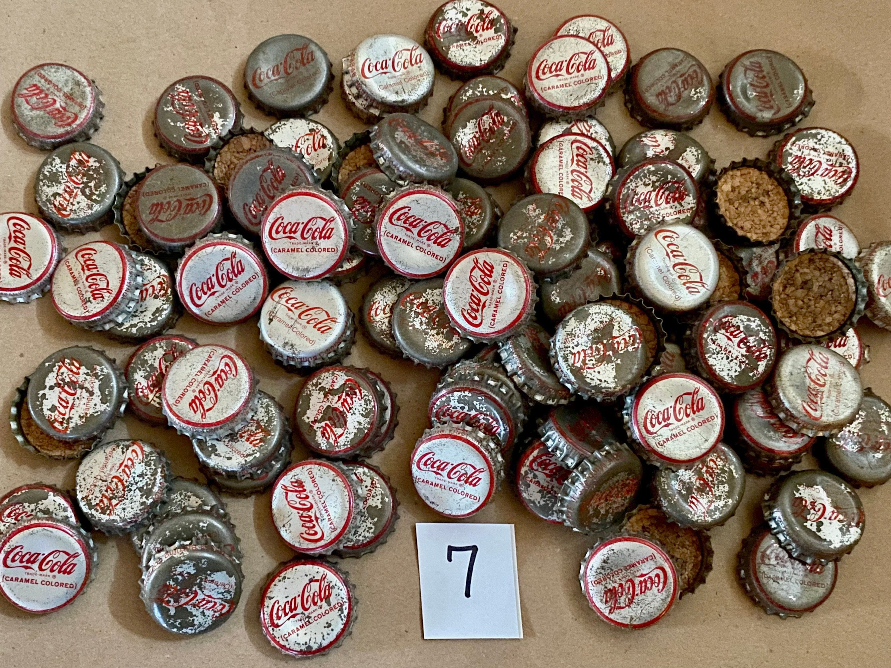 Bottle Caps Vintage Soda Pop Old Bottle Caps Cork Lined Bottle Caps ...