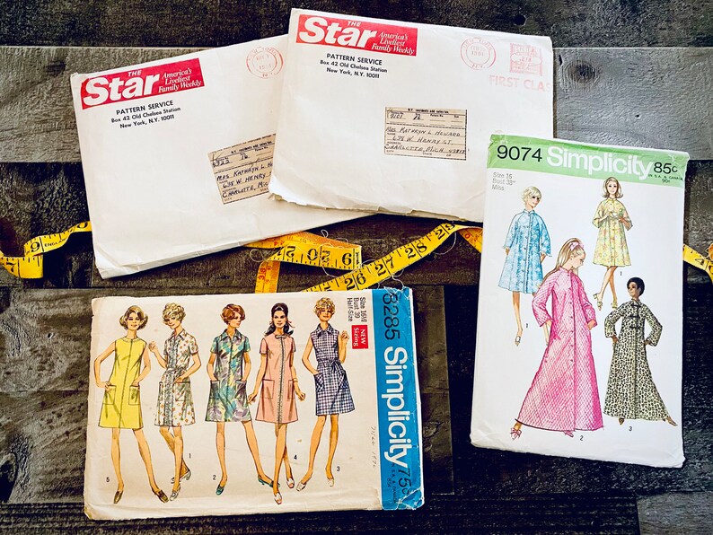 Sewing Pattern Rare Vintage 1981 Star Pattern Service New York Mail ...
