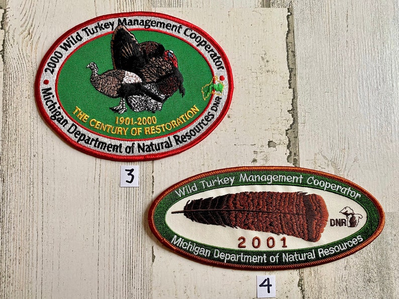 Hunting Patches - Michigan DNR - 1995 1998 1999 2000 2001 2003 2005 ...